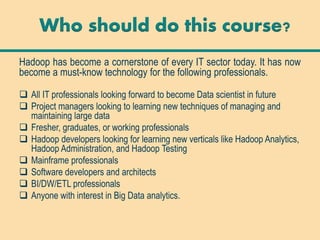 Hadoop training-and-placement | PPTX