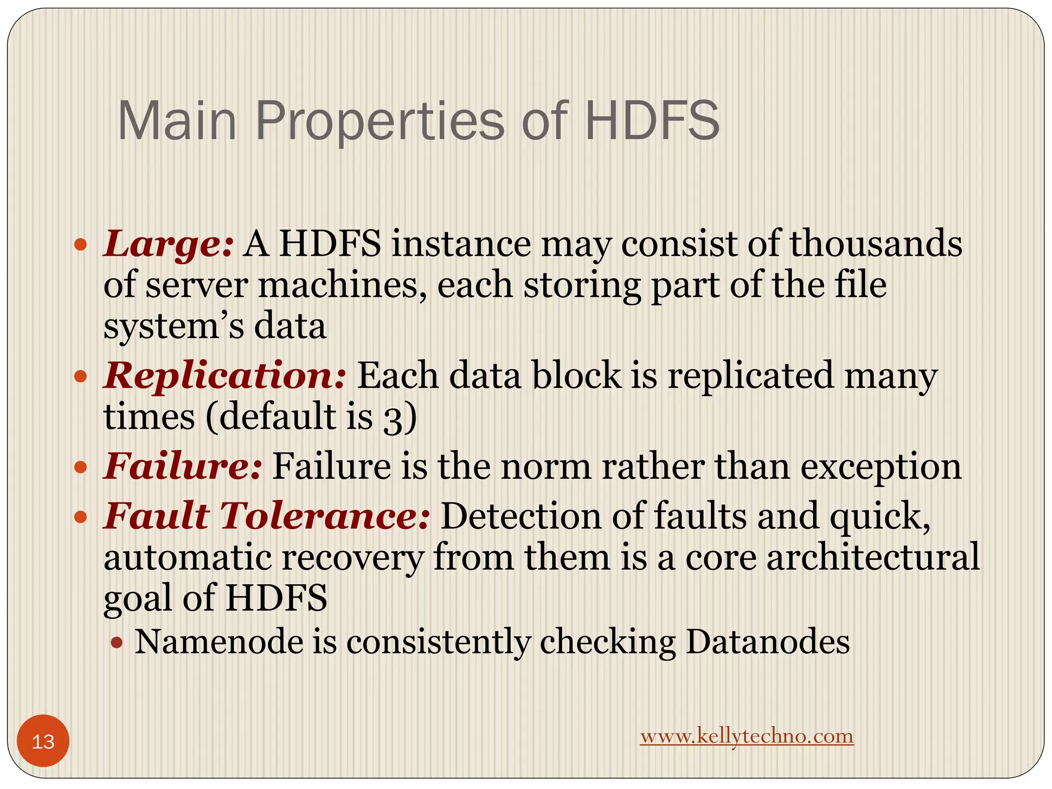Hadoop trainting in hyderabad@kelly technologies | PPT