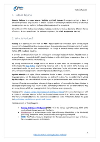 Hadoop tutorial-pdf.pdf | Free Download