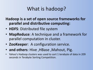 MapReduce with Hadoop | PPT