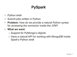 MongoDB Days Silicon Valley: MongoDB and the Hadoop Connector | PPT