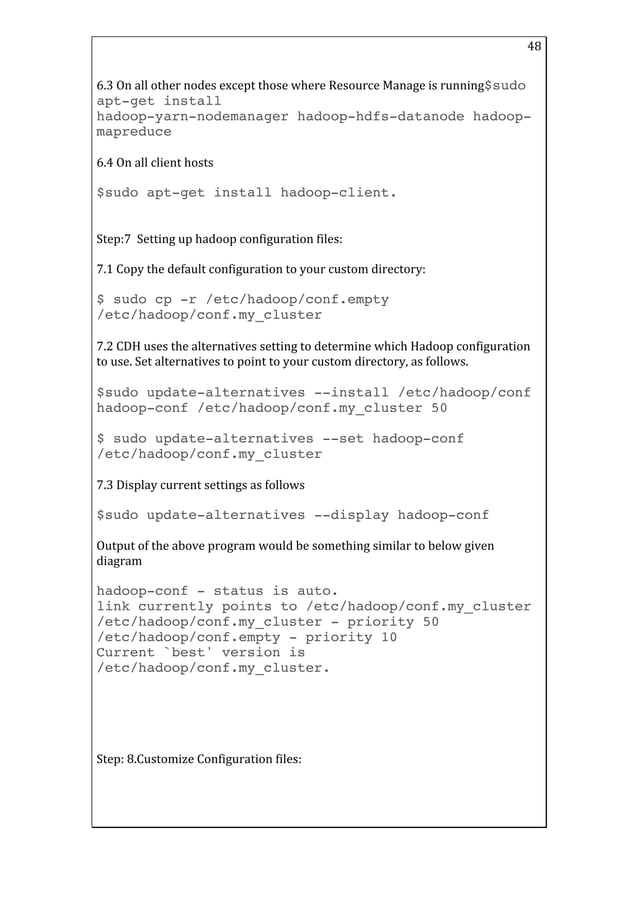 Hadoop administration using cloudera student lab guidebook | PDF | Cloud Computing | Internet
