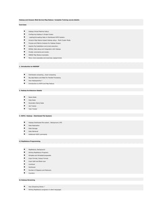 Hadoop online training | DOCX | Cloud Computing | Internet