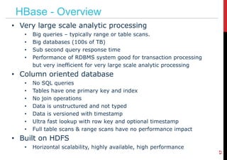 Hadoop and friends | PPT