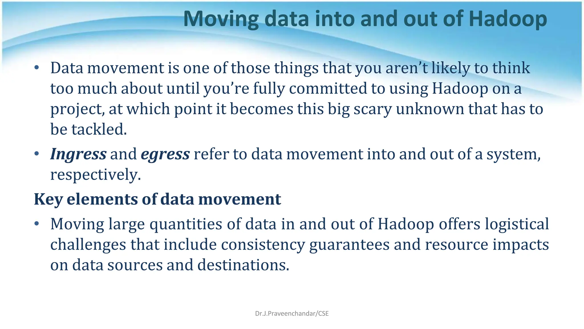 Hadoop And Mapreduce Architecture Unit 5ppt Databases Computer