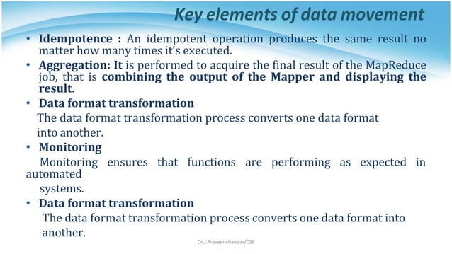 Hadoop And Mapreduce Architecture Unit 5ppt Databases Computer Software And Applications