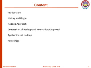 Hadoop approach | PPT