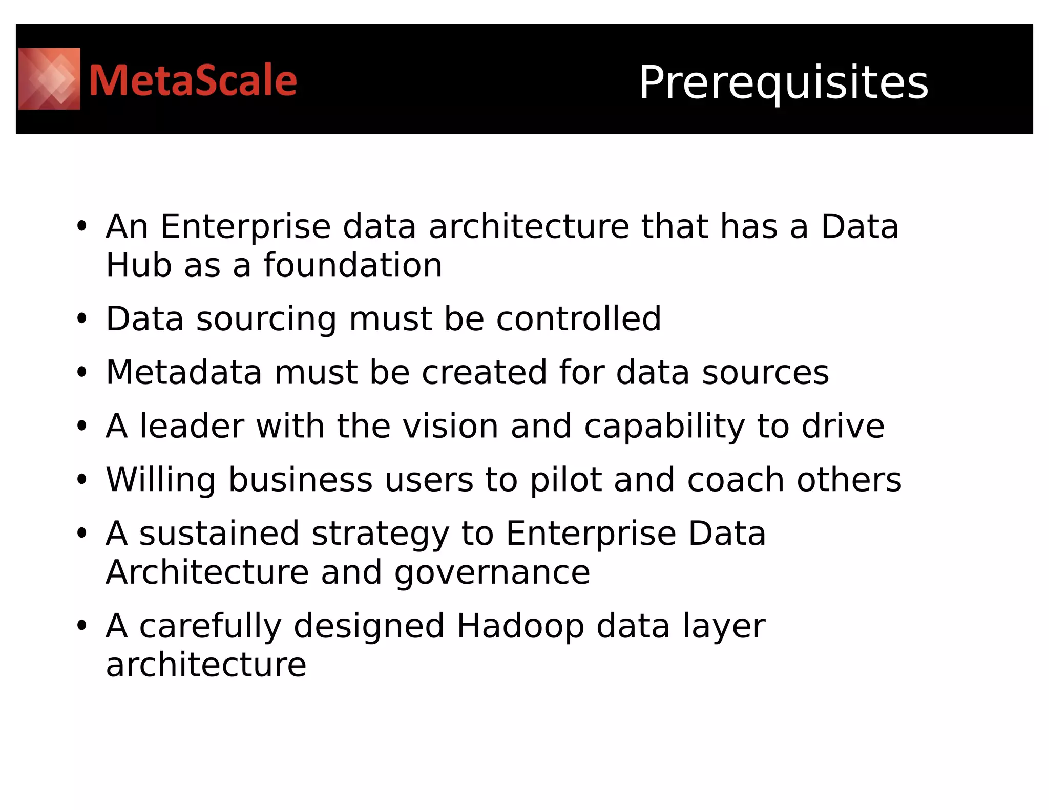 Hadoop as a data hub featuring sears | PDF