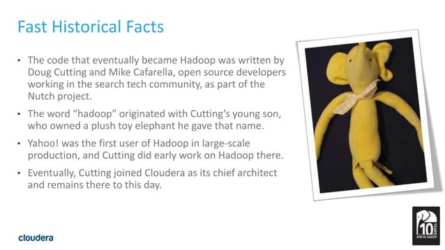 Apache Hadoop at 10 | PPTX | Programming Languages | Computing