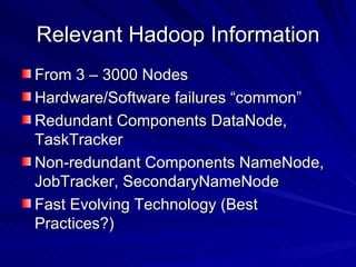 Hadoop Monitoring best Practices | PPT