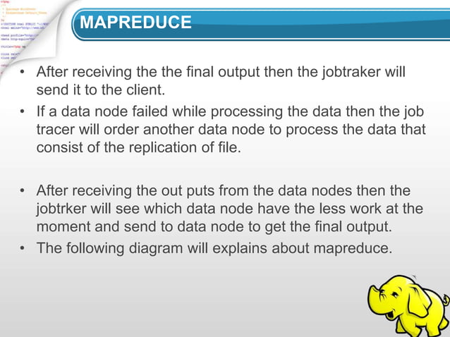 HADOOP DISTRIBUTED FILE SYSTEM AND MAPREDUCE | PPTX