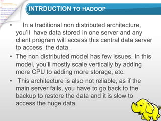 HADOOP DISTRIBUTED FILE SYSTEM AND MAPREDUCE | PPTX