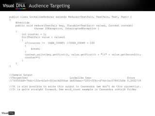 Hadoop Integration in Cassandra | PDF