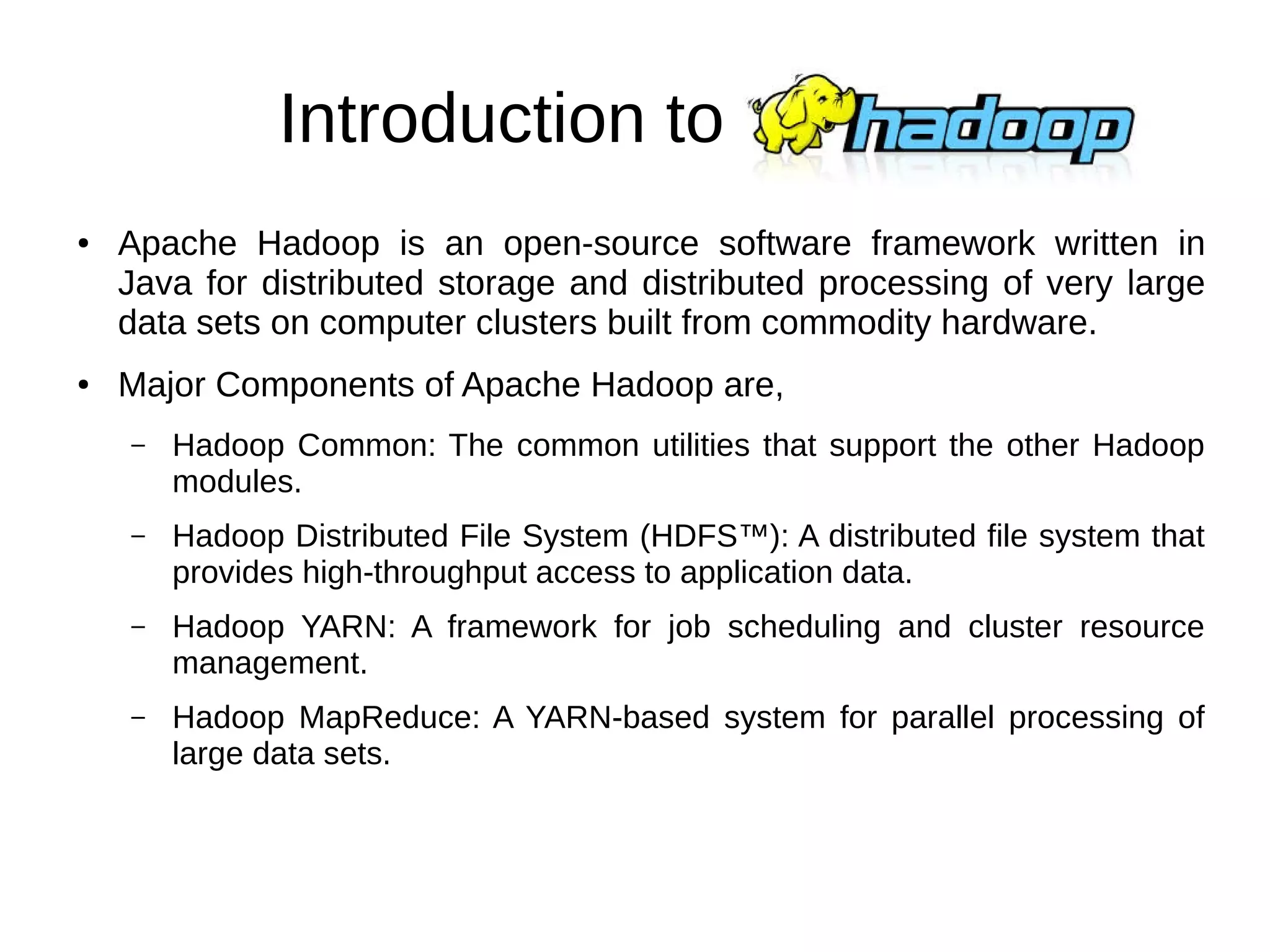 Hadoop Cluster On Docker Containers Ppt