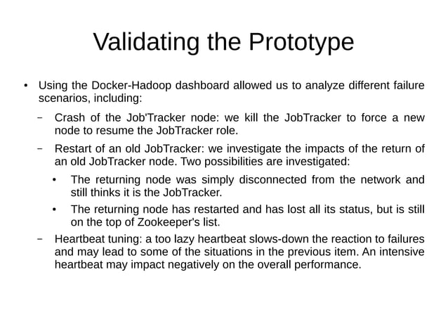 Hadoop Cluster on Docker Containers | PPT