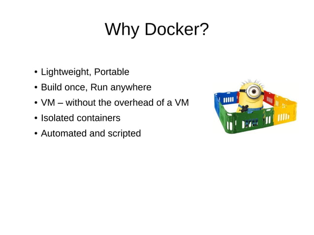Hadoop Cluster on Docker Containers | PPT