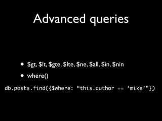 MongoDB Hadoop DC | KEY | Databases | Computer Software and Applications