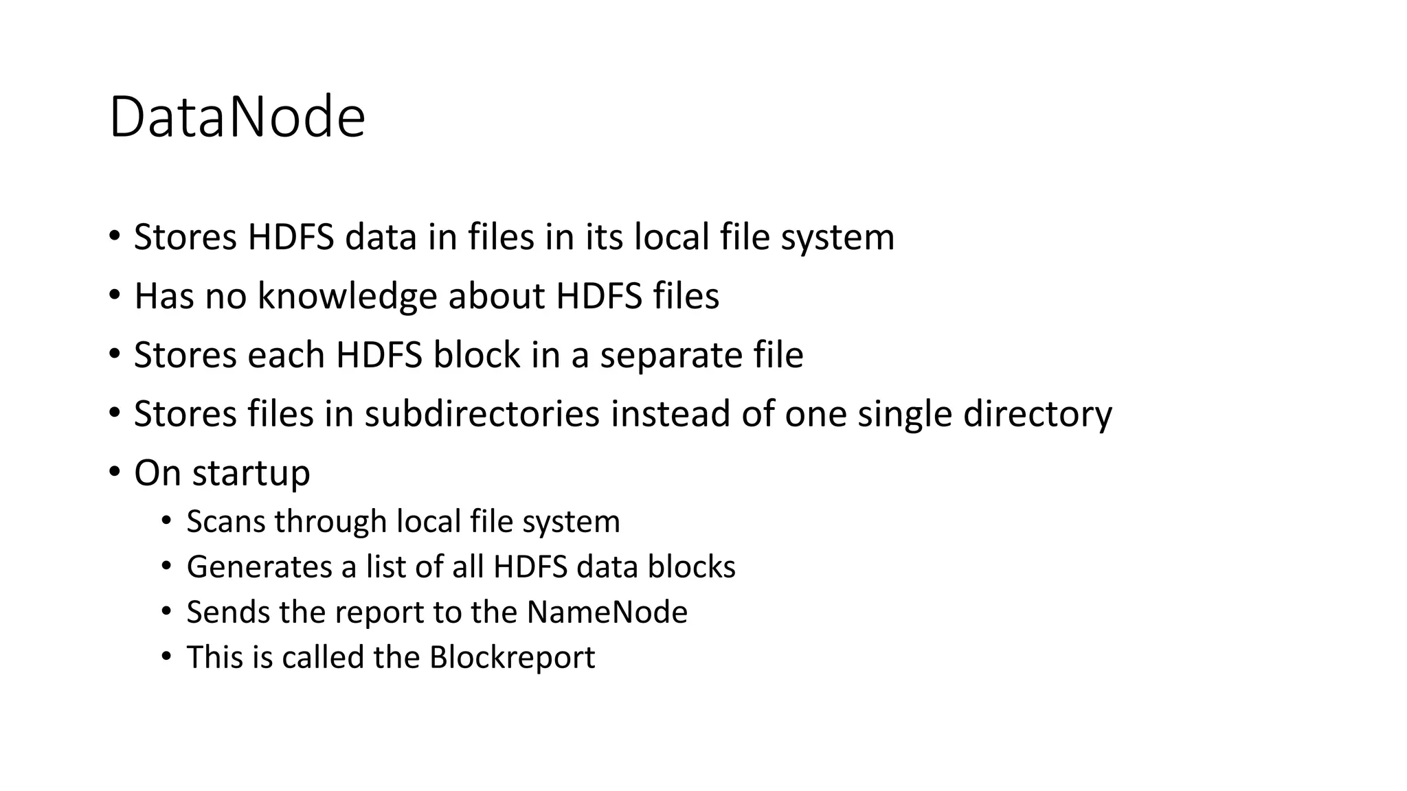 Hadoop Distributed File System | PPTX