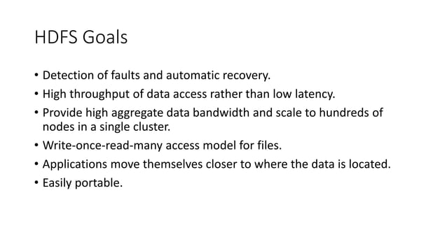 Hadoop Distributed File System | PPTX