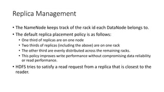 Hadoop Distributed File System | PPTX