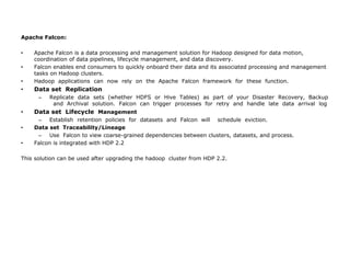 Hadoop disaster recovery | PPT