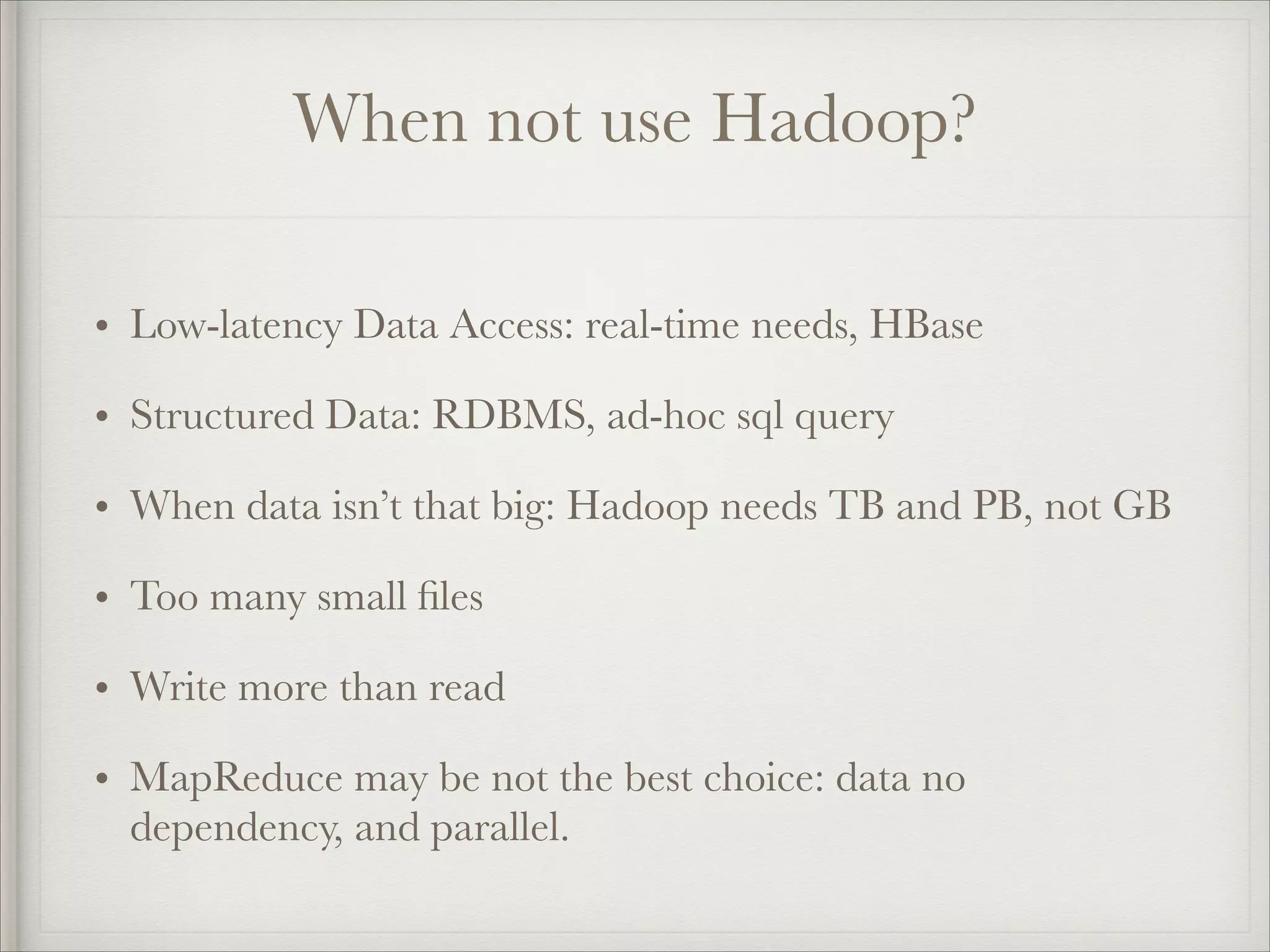 Hadoop Distributed Computing Framework For Big Data Ppt