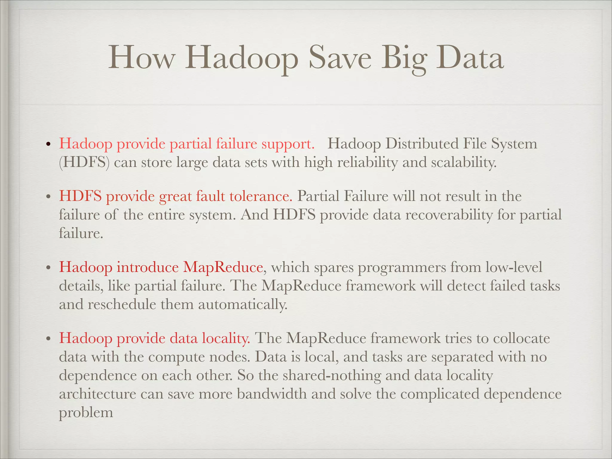 Hadoop Distributed Computing Framework For Big Data Ppt