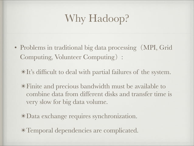 Hadoop Distributed Computing Framework For Big Data Ppt