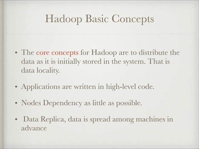 Hadoop Distributed Computing Framework For Big Data Ppt