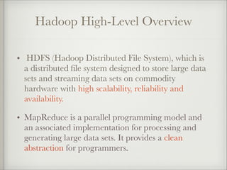 Hadoop distributed computing framework for big data | PDF