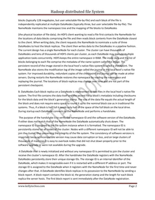 Hadoop distributed file system | PDF | Data Storage and Warehousing ...