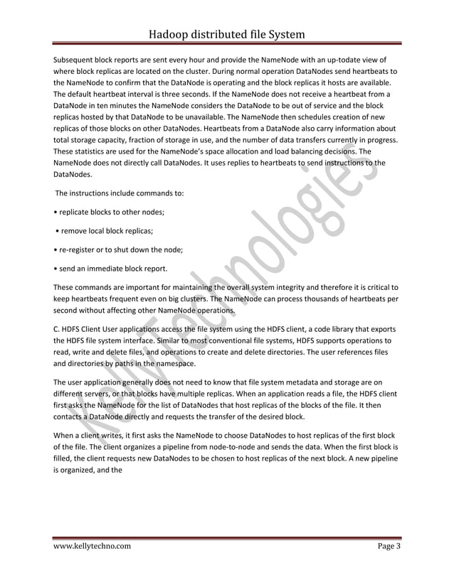 Hadoop distributed file system | PDF | Data Storage and Warehousing ...