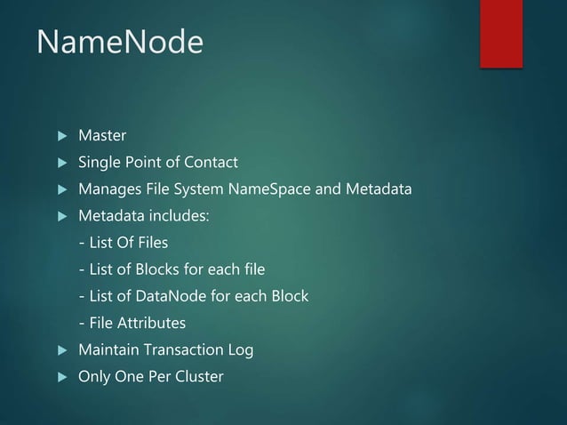Hadoop distributed file system | PPT