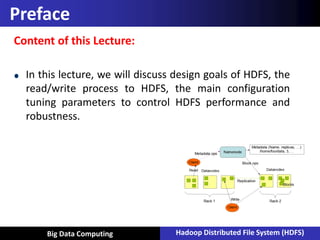 Hadoop Distributed File System in Big data | PPT