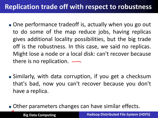 Hadoop Distributed File System in Big data | PPT