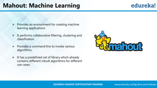 Hadoop Ecosystem | Big Data Analytics Tools | Hadoop Tutorial | Edureka | PDF