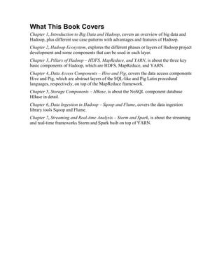 Hadoop essentials by shiva achari - sample chapter | PDF