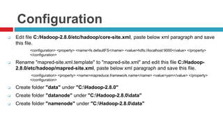 Hadoop Installation presentation | PPTX