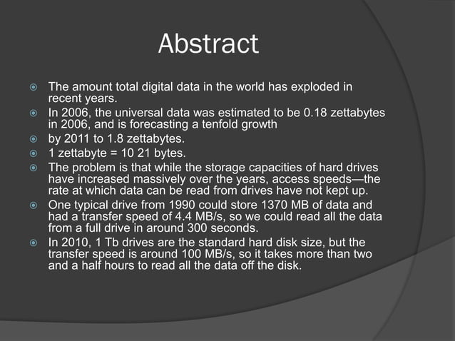 Hadoop framework | PPTX