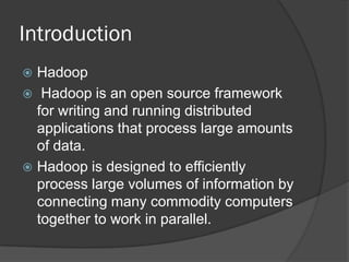 Hadoop framework | PPTX