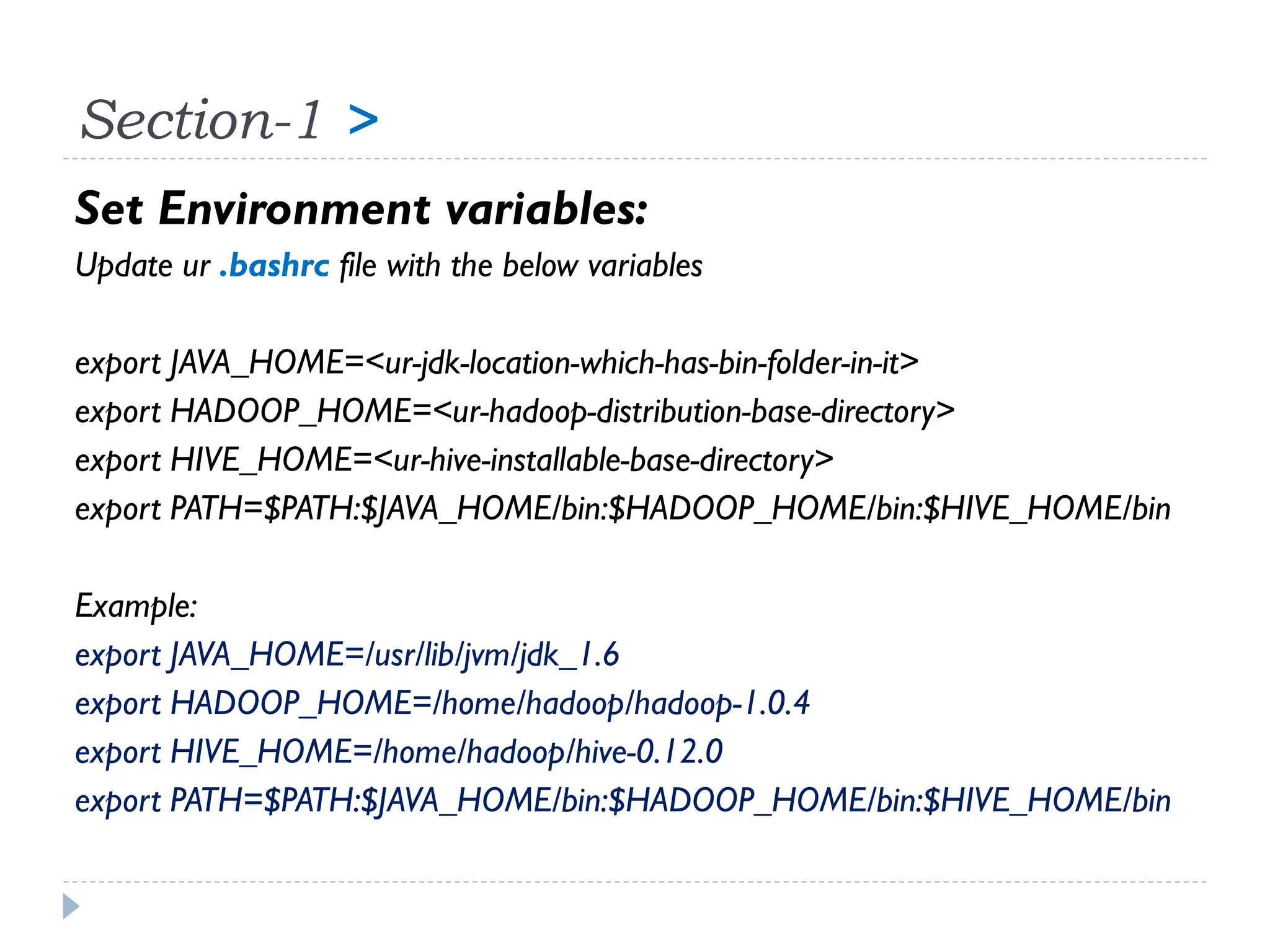 Apache Hadoop & Hive installation with movie rating exercise | PPT
