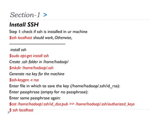 Apache Hadoop & Hive installation with movie rating exercise | PPT