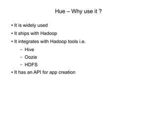 An Introduction to Hadoop Hue Gui | ODP