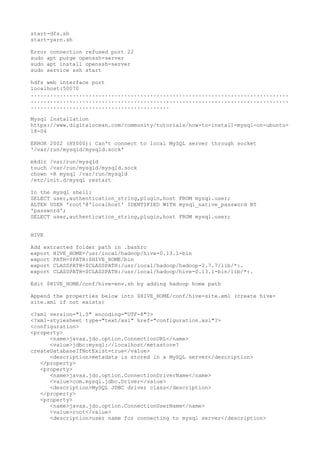Hadoop installation | PDF