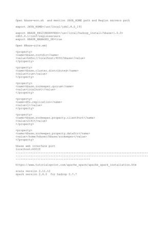 Hadoop installation | PDF