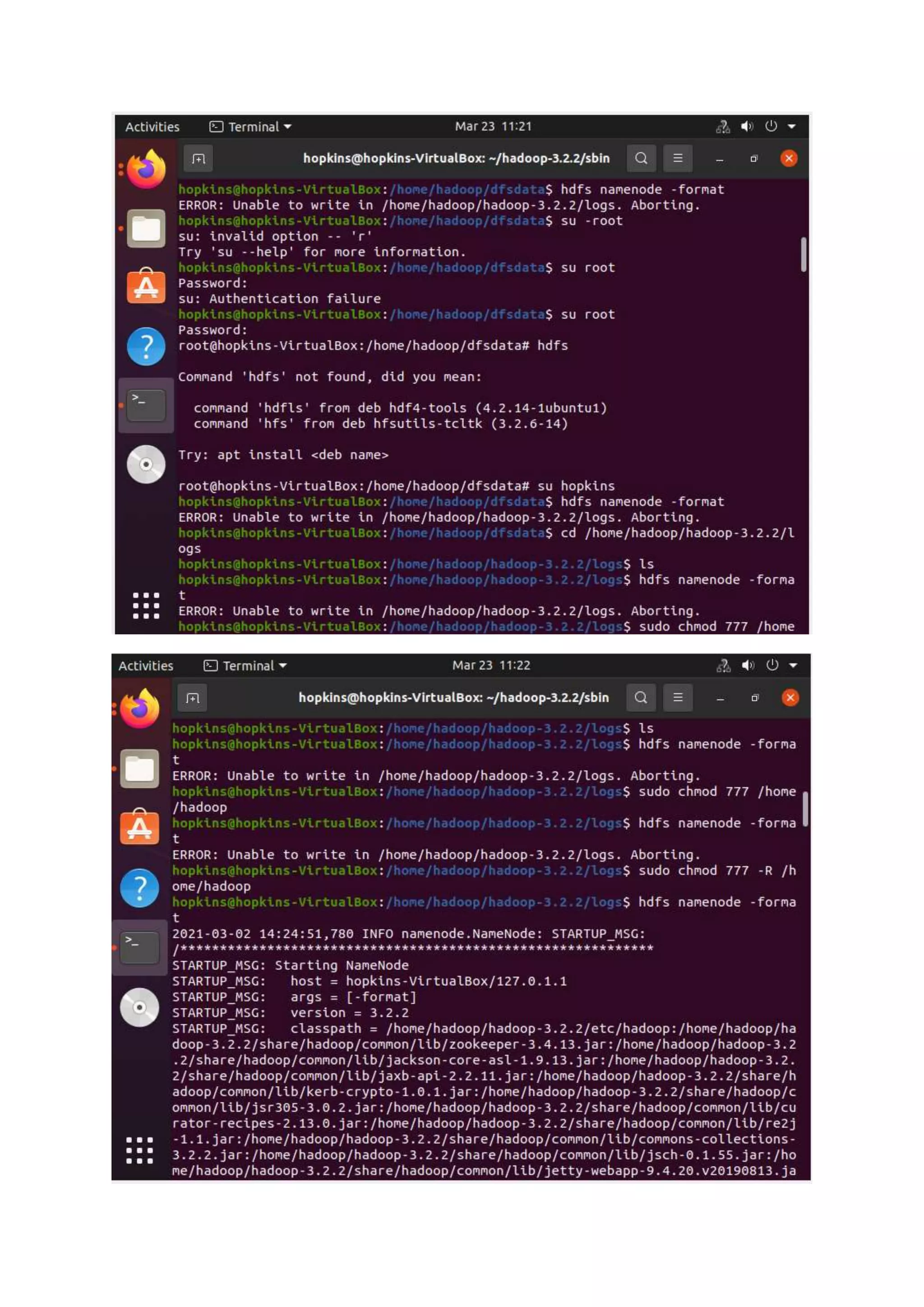 Hadoop installation | DOC