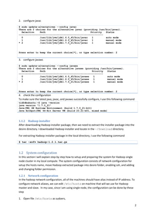 Hadoop installation and Running KMeans Clustering with MapReduce Program on Hadoop | PDF