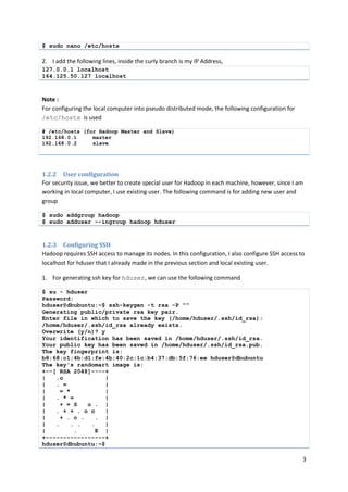 Hadoop installation and Running KMeans Clustering with MapReduce Program on Hadoop | PDF