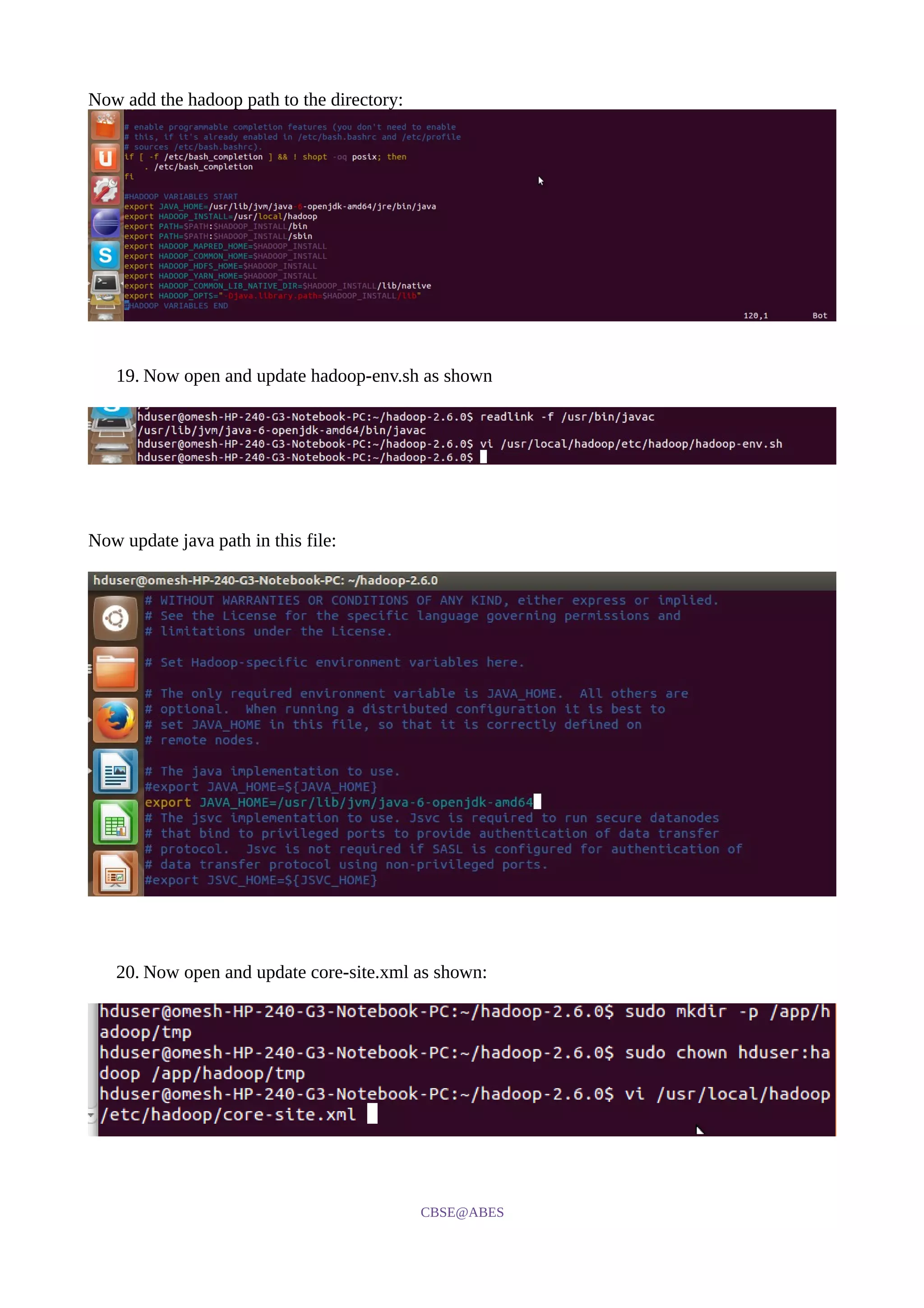 Hadoop installation steps | PDF