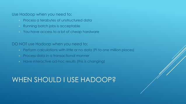 Hadoop intro | PPT